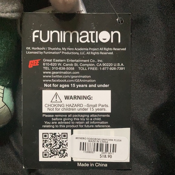 Hot Topic | Toys | Mha Todoroki Plush | Poshmark